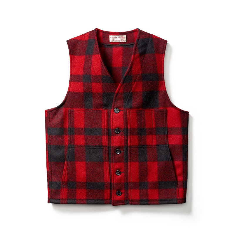 Gilet en Laine Mackinaw Filson