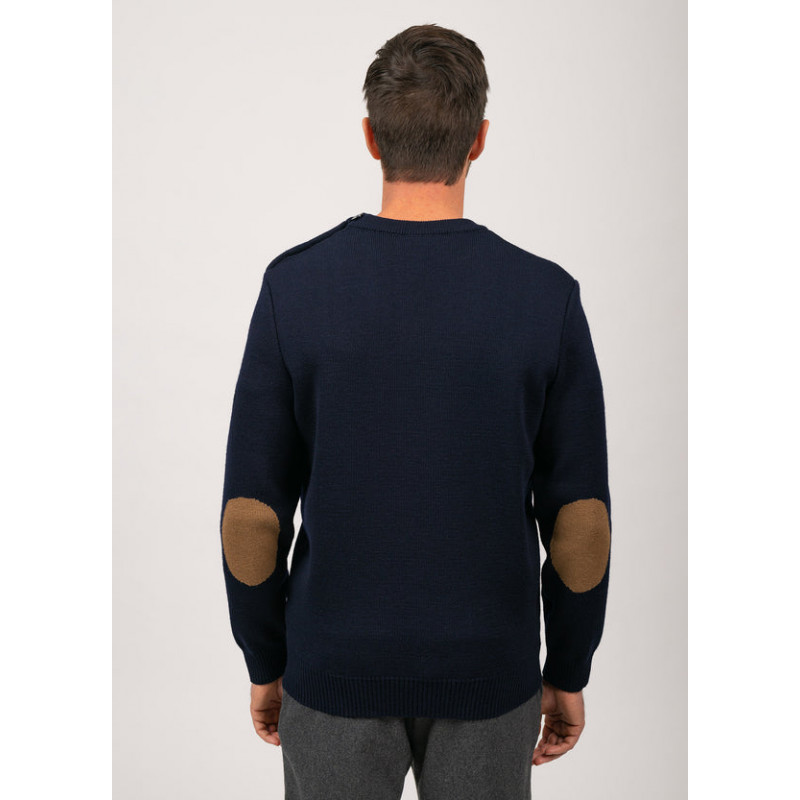 Pull Cancale avec coudières Saint James