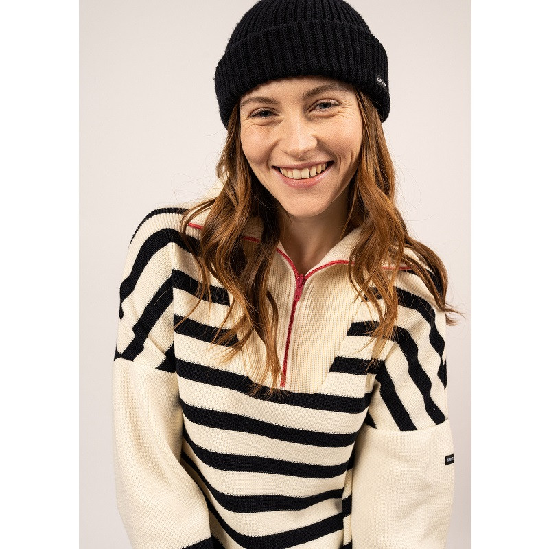 Pull Estaing col zippé femme Saint James
