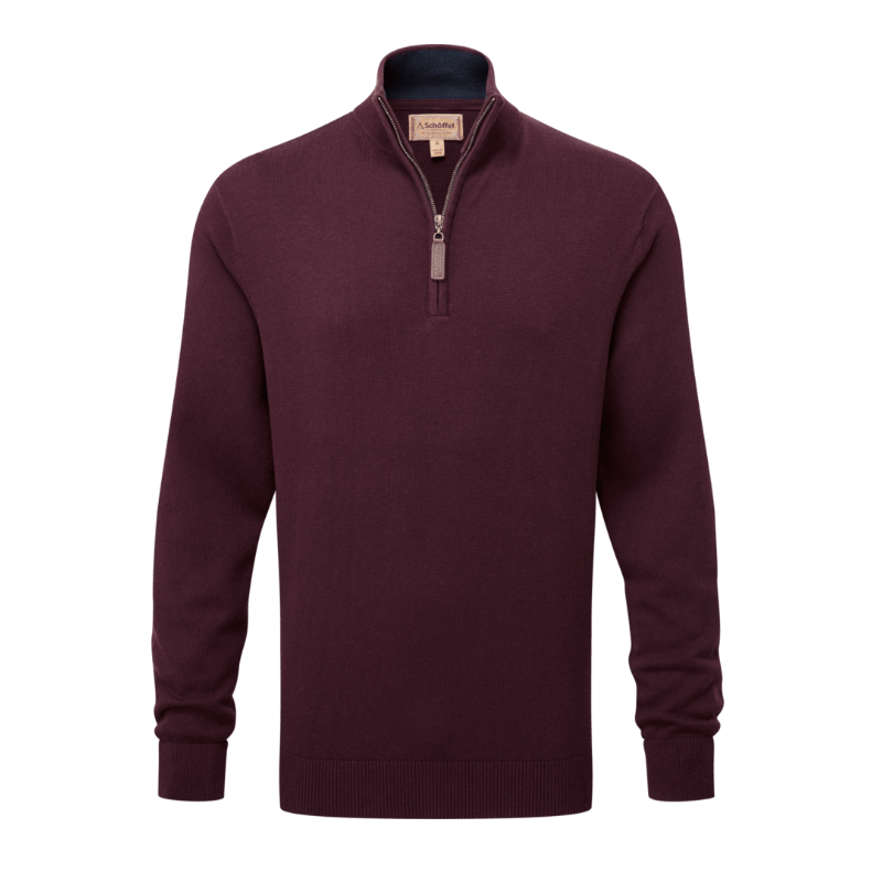 Pull Zippé Cachemire Calton Schöffel